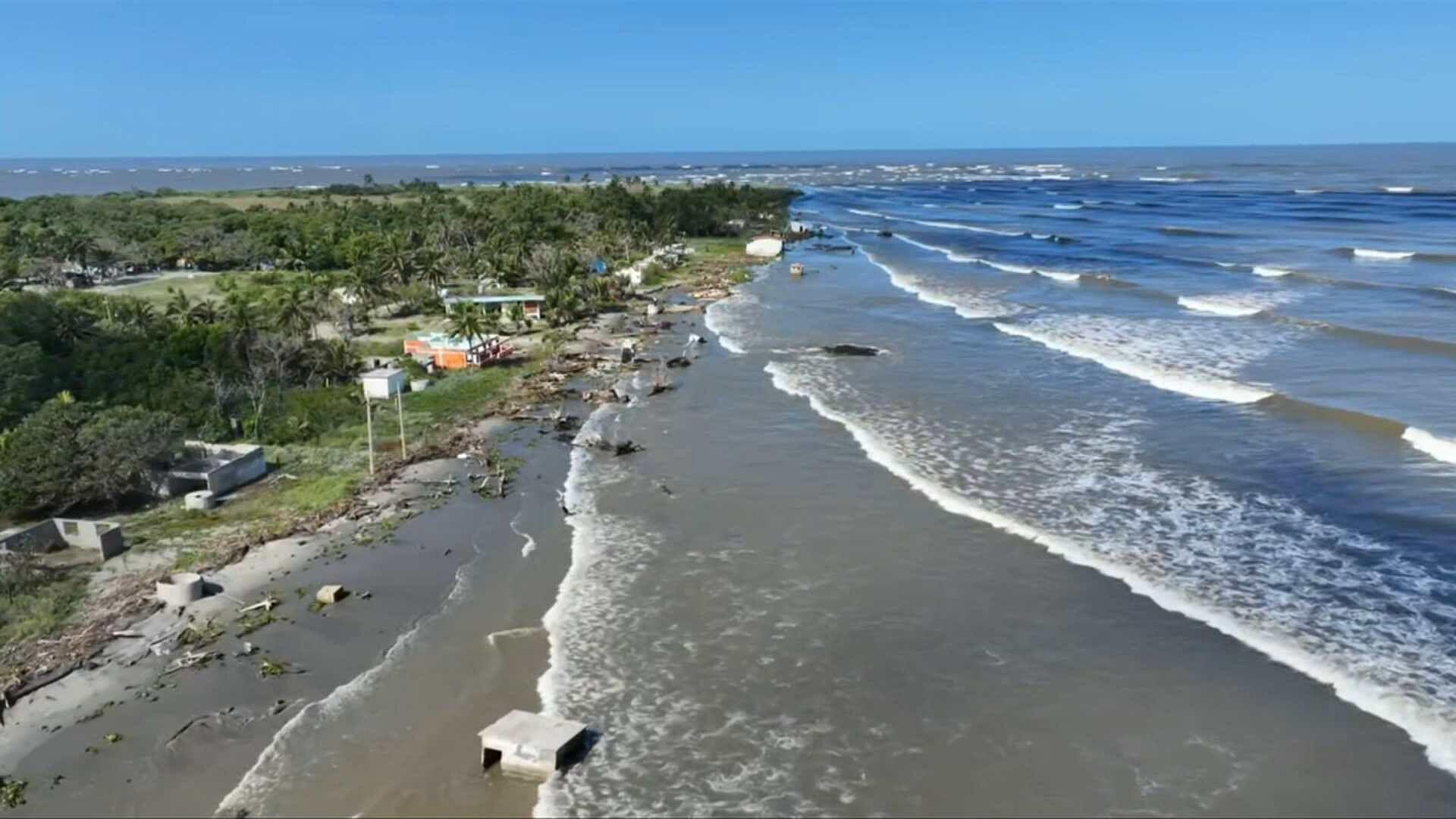 El Bosque, en Tabasco, Comunidad Devorada por el Mar y la Primera con ...