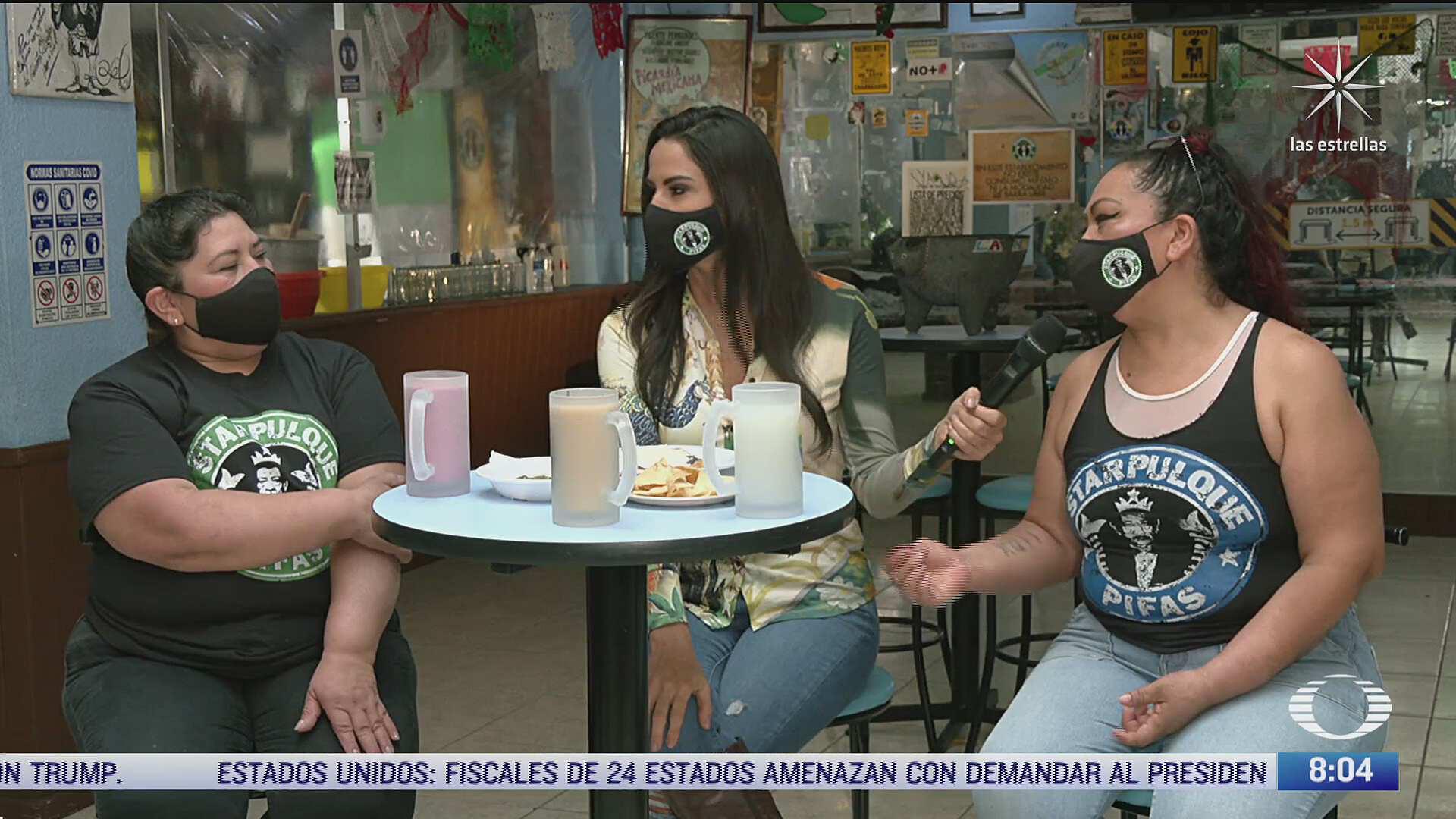 Paola Rojas visita ‘La hija de los apaches’, icónica pulquería fundada ...