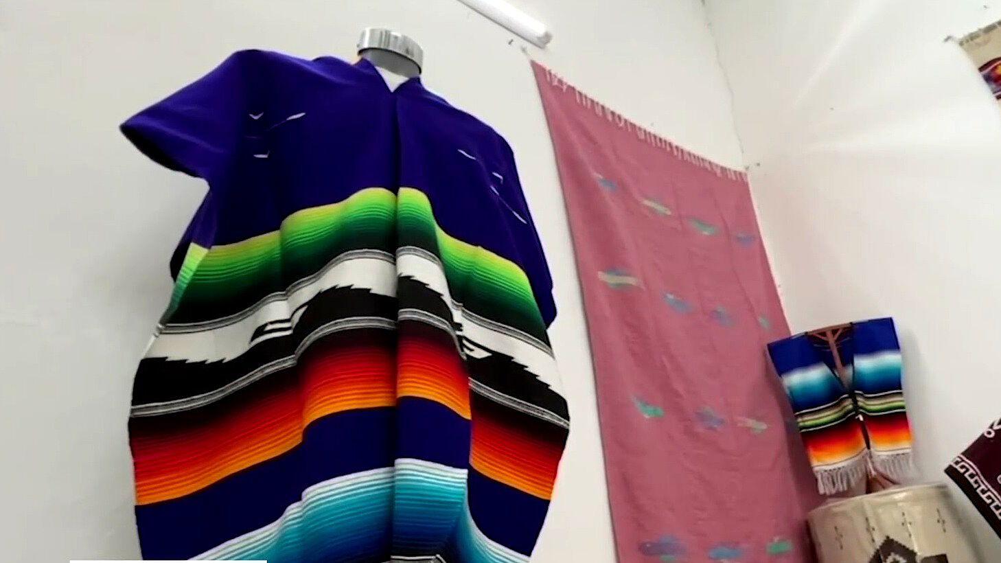 Así se fabrican los tradicionales sarapes de Saltillo