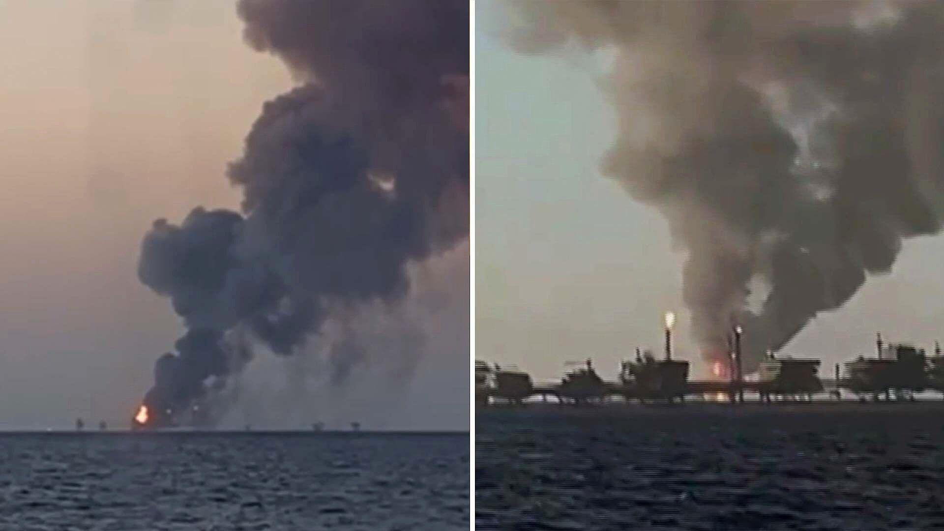 Captan Incendio en Plataforma Nohoch-A en Campeche | Pemex | N+