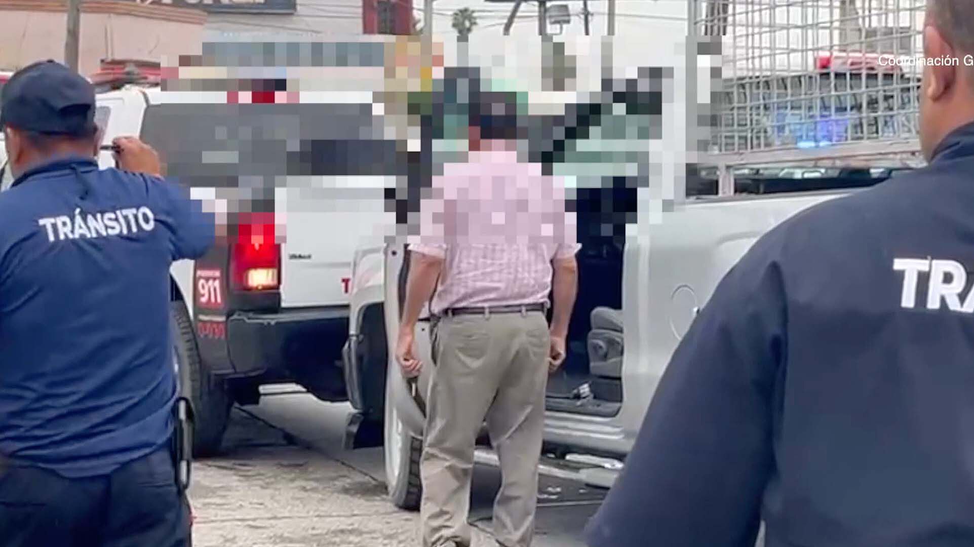 Infractor de Tránsito en Reynosa Agrede a Elementos de Vialidad | N+